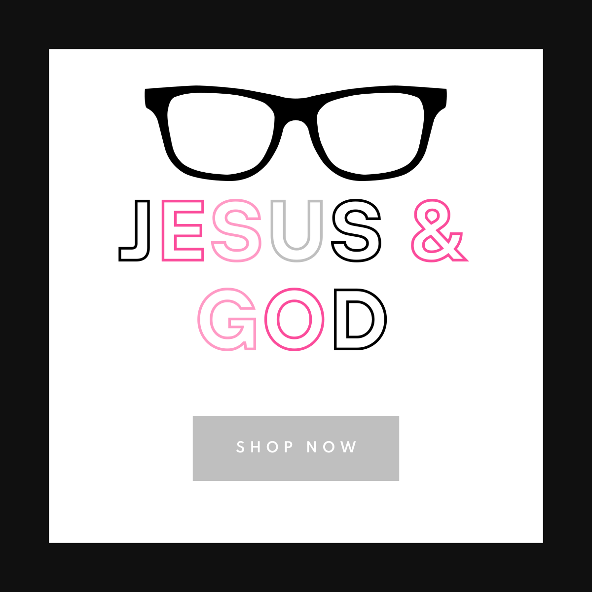 Jesus & God – Nerds The Word Sticker Co.