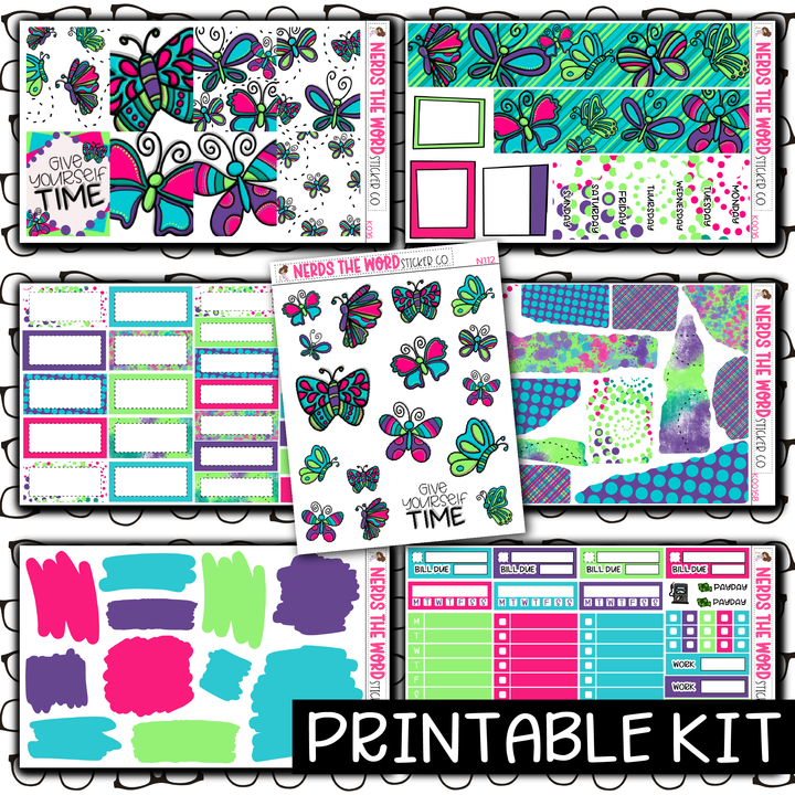 Printable Stickers – Nerds The Word Sticker Co.